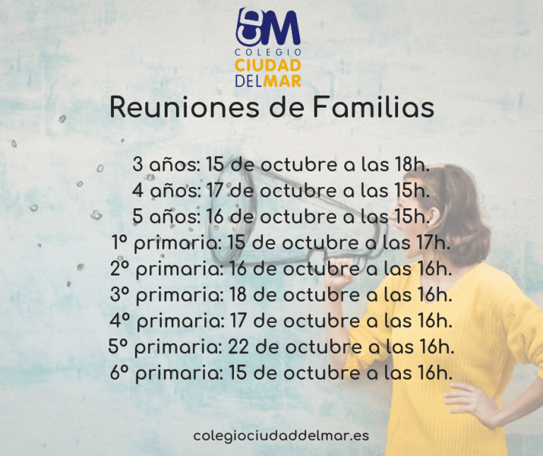 Reuniones de Familias de Inicio de Curso | Colegio Ciudad del Mar